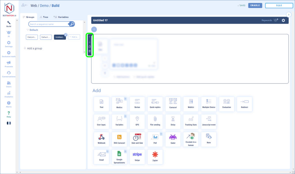 Add an image to your chatbot - Botnation - Support