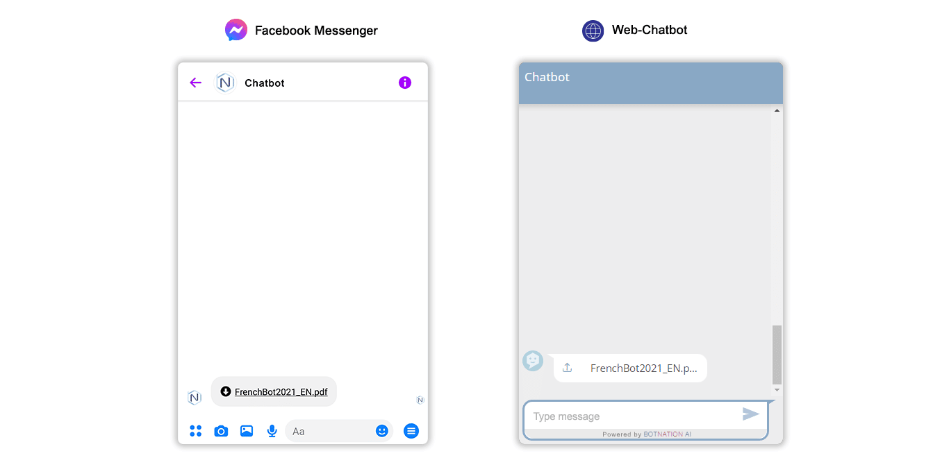 Import a Pdf in your chatbot - Botnation - Support