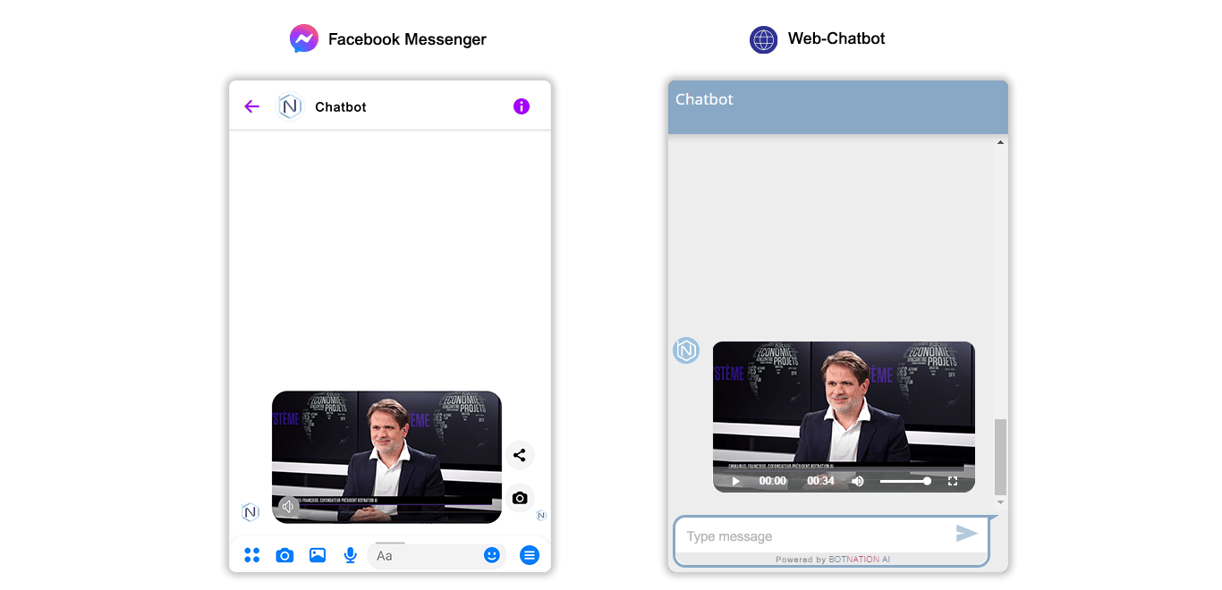 Add a video to your chatbot - Botnation - Support