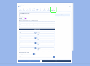 The multiple choice list (Web Chatbot) - Botnation - Support