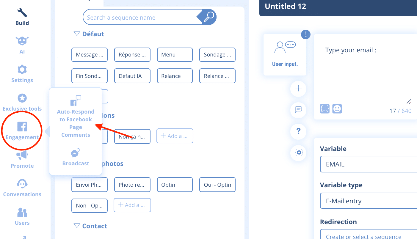 Automatic response to Facebook comments - Botnation - Support