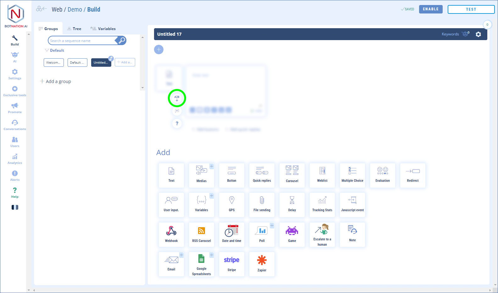 Add an image to your chatbot - Botnation - Support