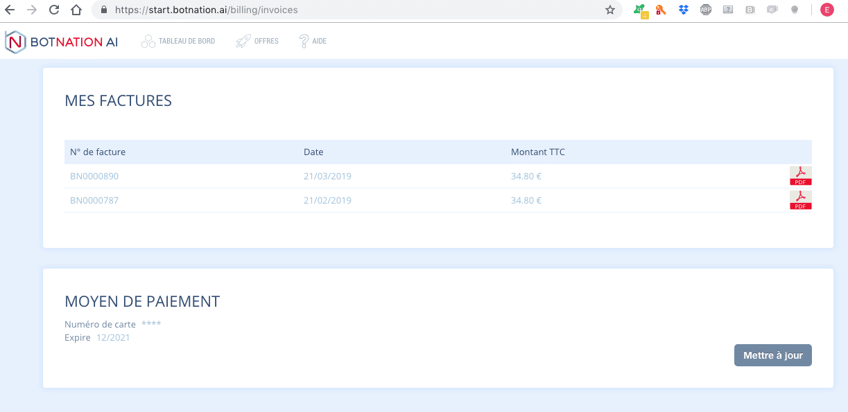 Where are my Botnation invoices? - Botnation - Support