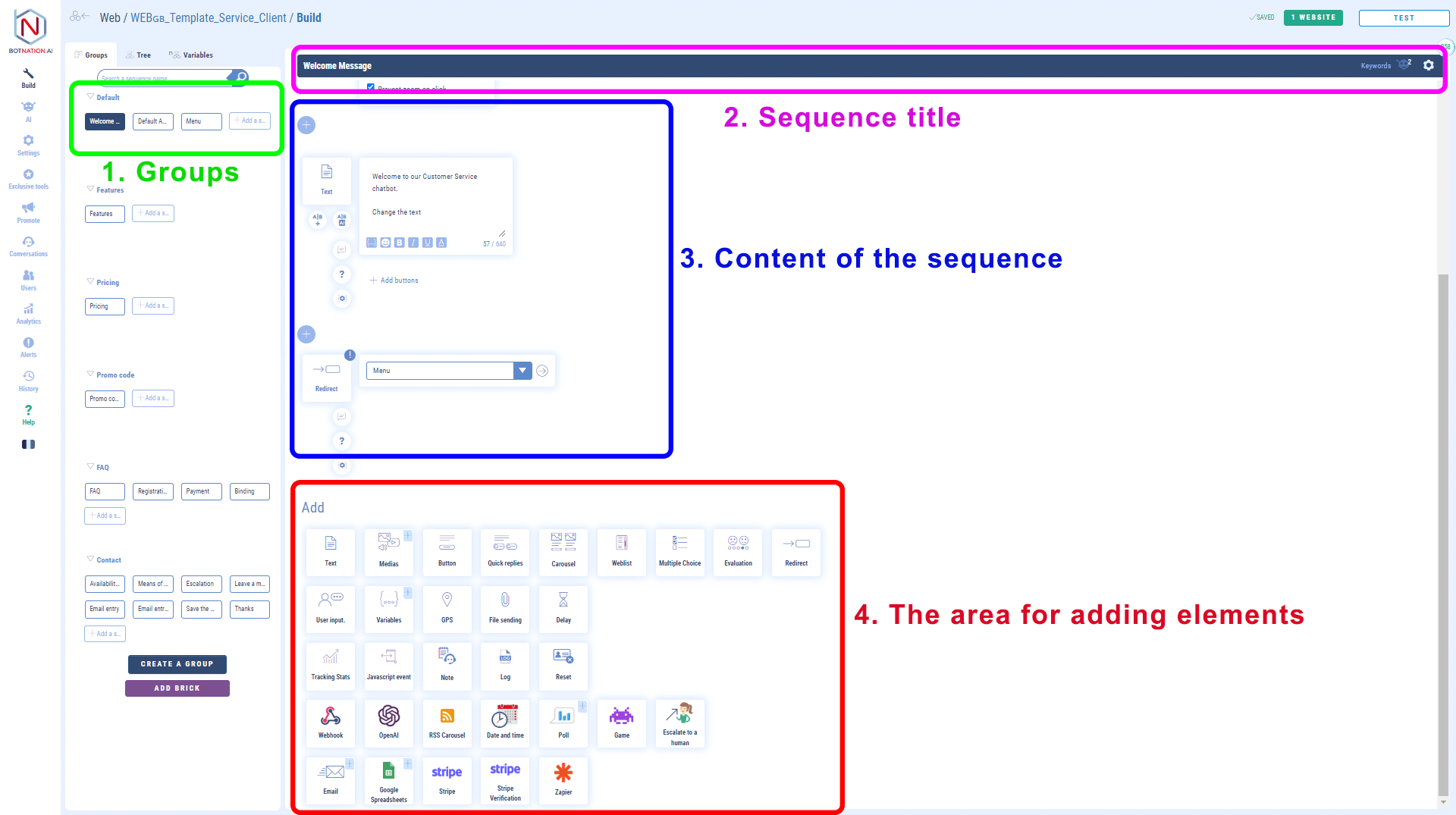 Chatbot creation: Construction - Botnation - Support Chatbot creation: Construction - Botnation - Support